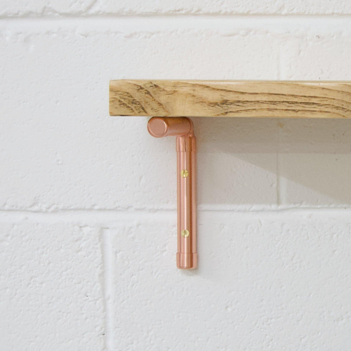 Buy Handcrafted Copper Shelf Brackets By QuirkHub
